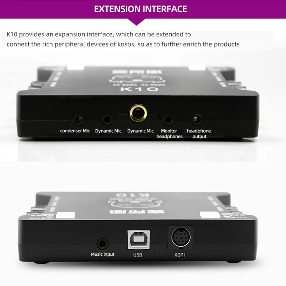 Brand New K10 Studio Sound Card Audio Usb External Computer Pc Mobile ...