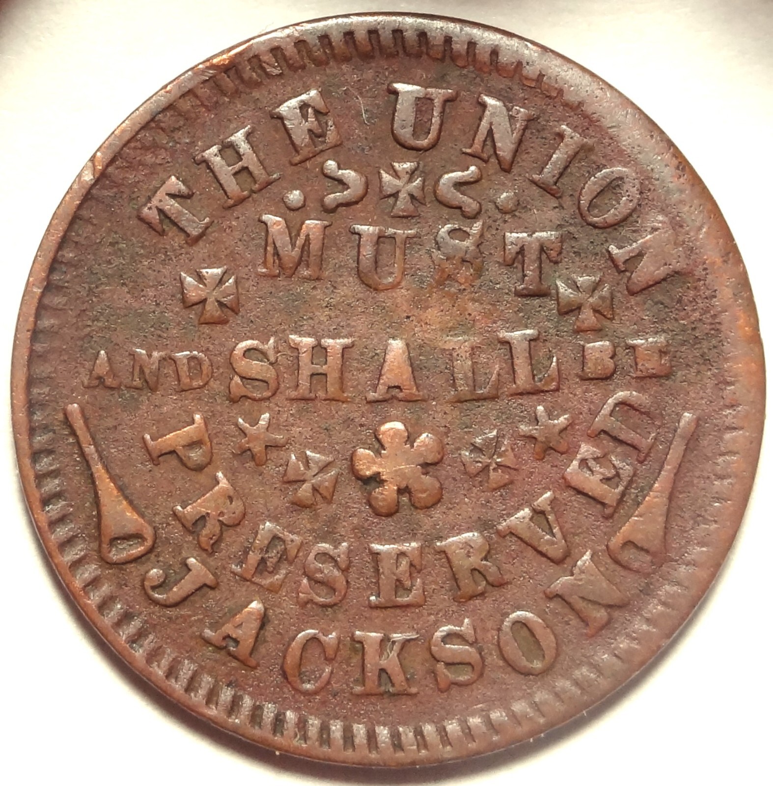 175/401 R.5 Union Preserved Jackson Indiana Primitive Patriotic Civil ...