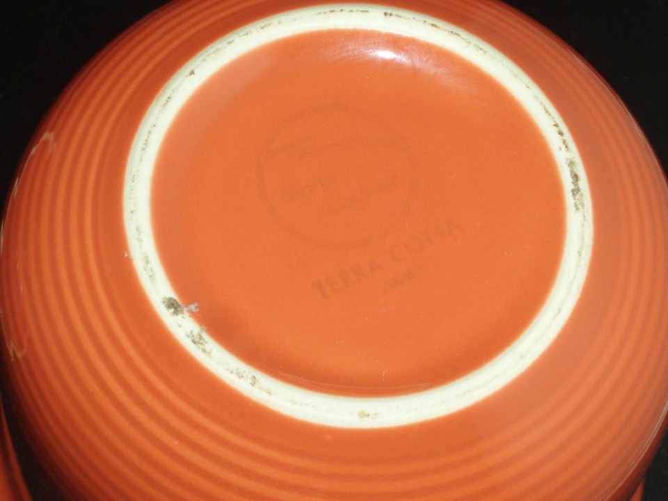 SOLID COLOR TERRA COTTA by NANCY CALHOUN Discontinued SUGAR BOWL & LID ...