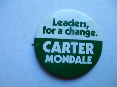 Presidential Jimmy Carter Pin BackPresident Campaign Button 1976 Walter ...