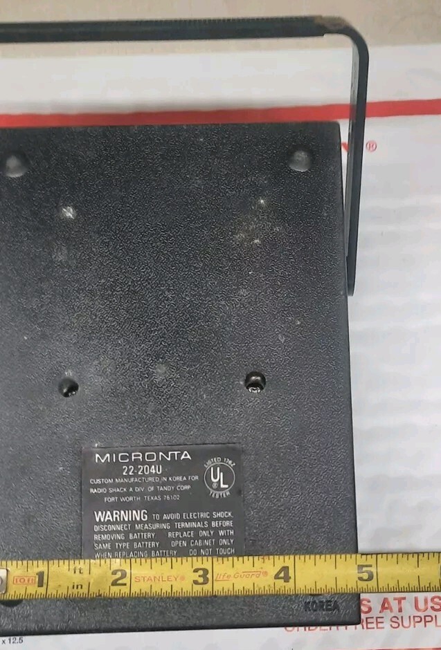 Micronta 22-204U Range Doubler Multitester Multi-meter 43 ranges W/ Box ...