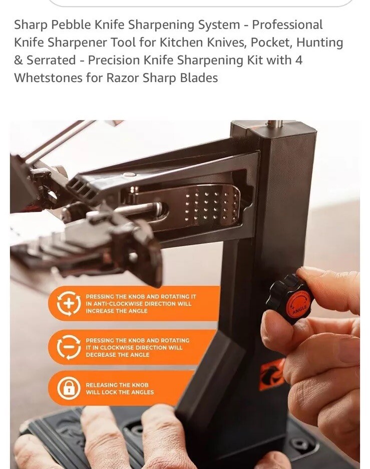 Sharp Pebble Knife Sharpening System - Professional Knife Sharpener | eBay