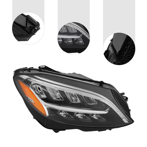 Right Side Full LED Headlight Headlamp For Mercedes-Benz C300 C43 2019 ...