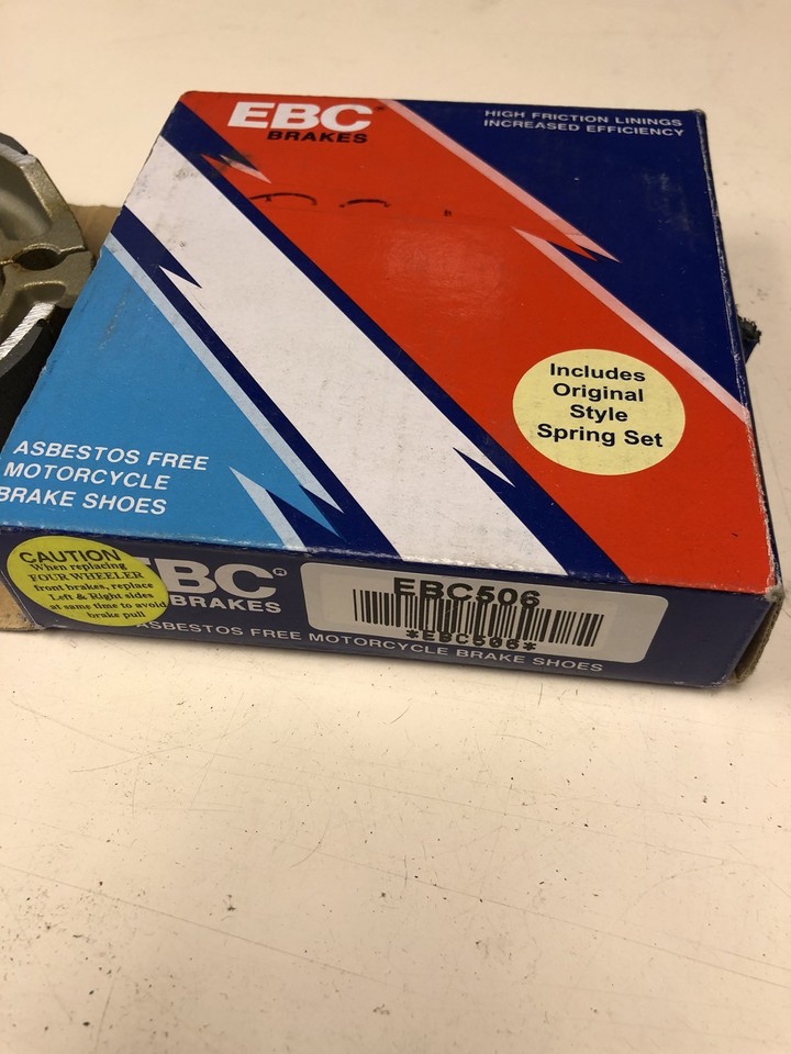 EBC Original 506 EBC BRAKE SHOES TRIUMPH TT600 YAMAHA DT IT MX IT RT XT ...