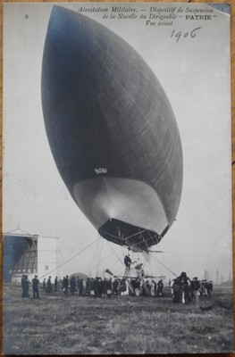 Airship/Dirigible/Blimp 1906 Realphoto French Aviation Postcard: Le ...