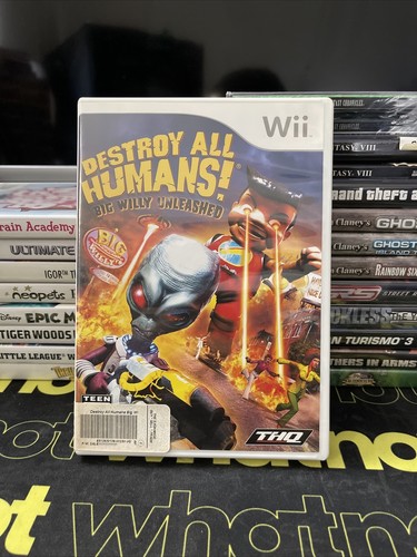 Destroy All Humans! Big Willy Unleashed (Nintendo Wii 2008, USED) | eBay
