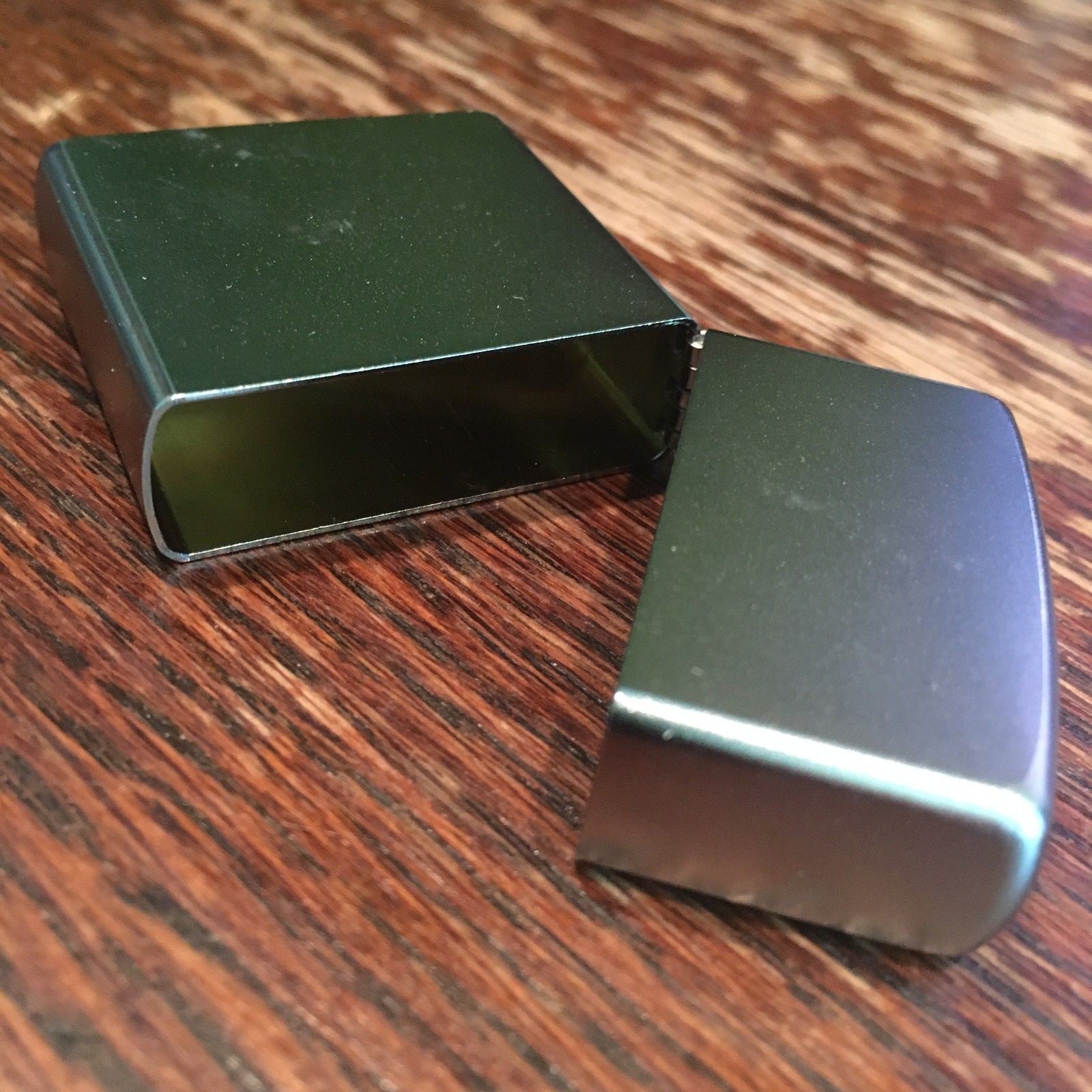 Genuine Zippo classic satin chrome windproof Lighter CASE ONLY No ...