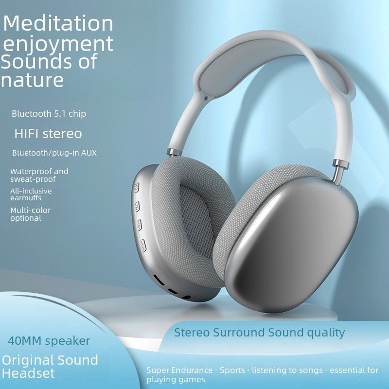 P9 Pro Max Wireless Bluetooth Headphones -noise Cancelling Over - Ear ...