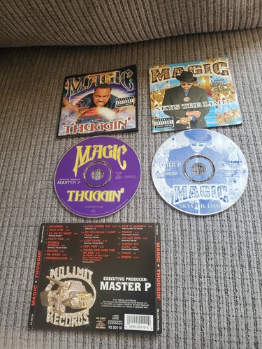 Magic Skys The Limit / Thuggin' Cd Lot No Limit Records Master P C ...