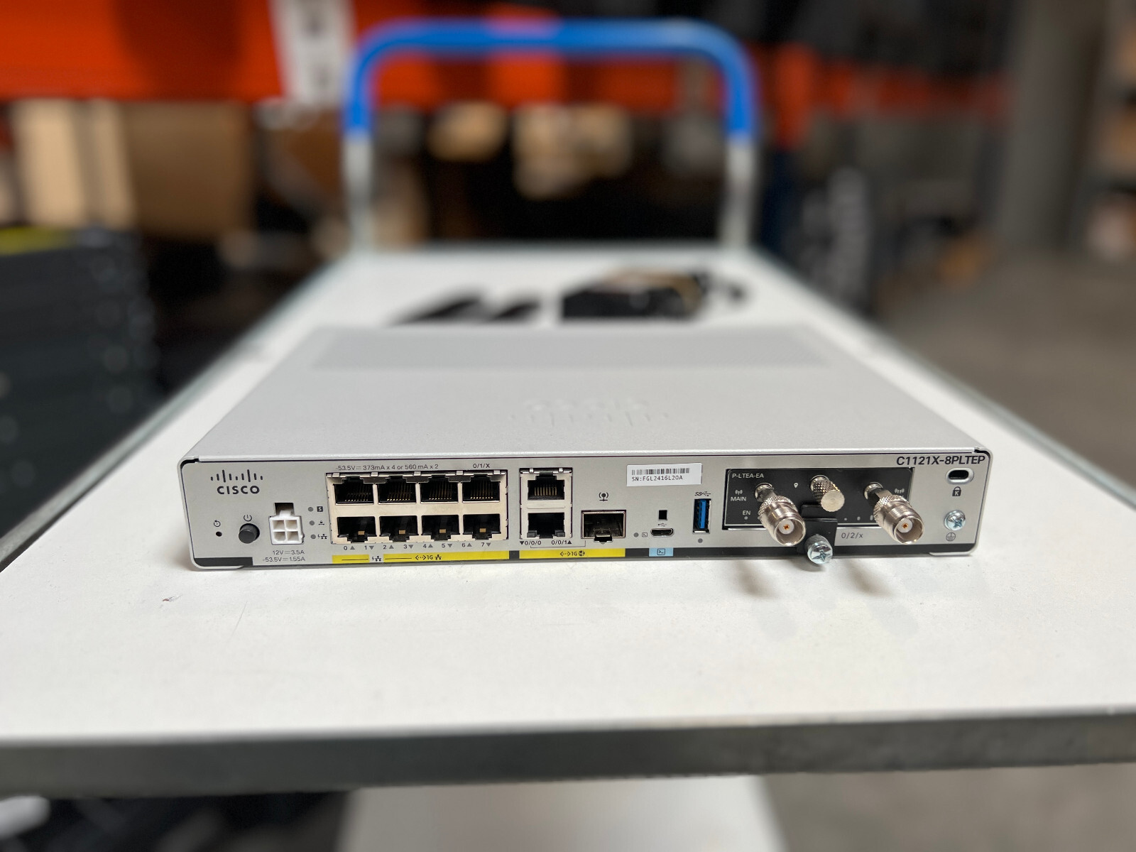 Cisco+C1121X-8PLTEP+Cellular+Ethernet+Modem+Wireless+Router+w%2F+P-LTEA ...