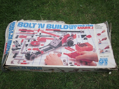 Vintage Action GT Bolt 'N Build Construction Set activity Creative Toy ...