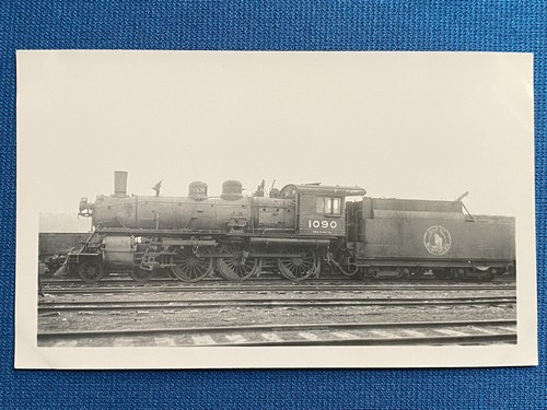 Great Northern Railway Train Engine Locomotive No. 1090 Antique Photo ...
