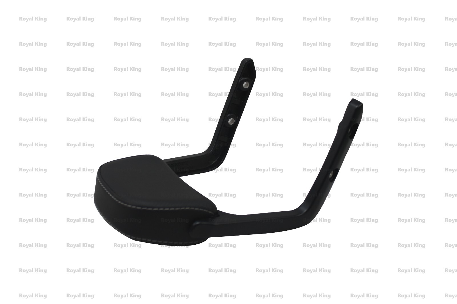 Royal Enfield New Bullet 350 "Black Passenger Backrest Mount & Pad ...