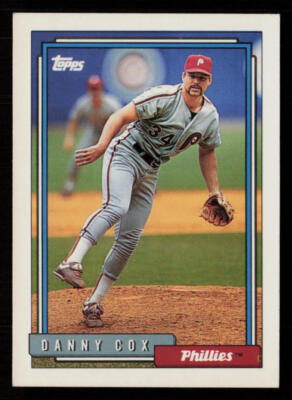 1992 Topps Danny Cox #791 Philadelphia Phillies Baseball Card | eBay