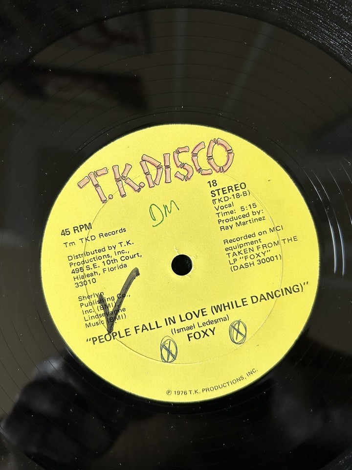 Foxy - Let's Love - U.S. 12" VINYL 1976 TK Productions | eBay