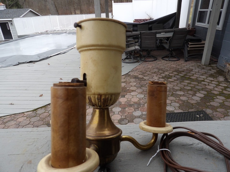 Vintage Antique Victorian 4 Lite Mogul Torchiere Head Only Floor Lamp ...