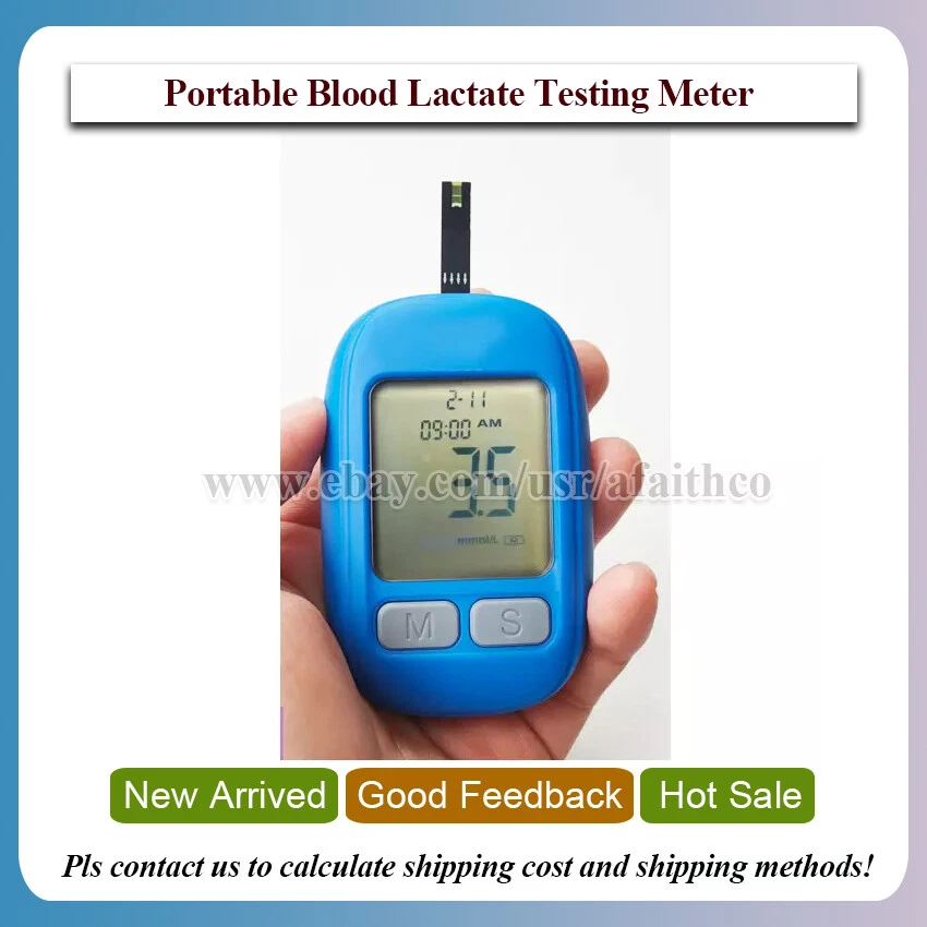 Portable POCT Glucote And Lactate Analyzer Testing Meter, 42% OFF