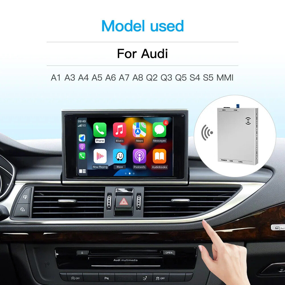 Android Auto Wireless CarPlay Module for Audi A4 B8 A5 Q5 mmi2g Airplay ...