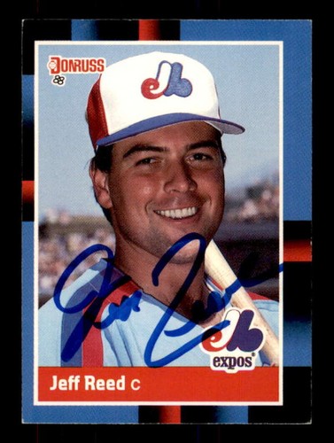 1988 Donruss #88 Jeff Reed AUTOGRAPHED!!! Expos 236302 | eBay