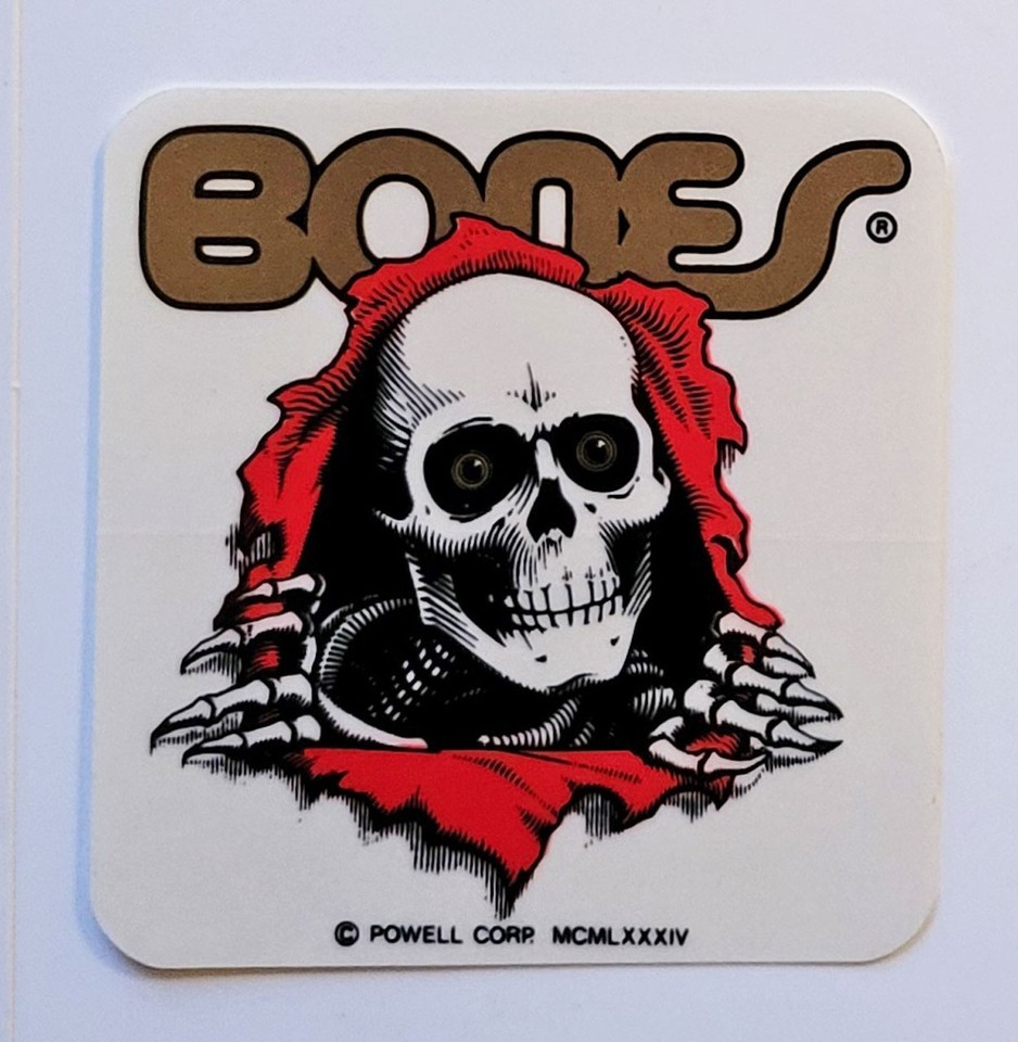 Tony Hawk Powell Peralta skateboard stickers early 1990s, and 1984 ...