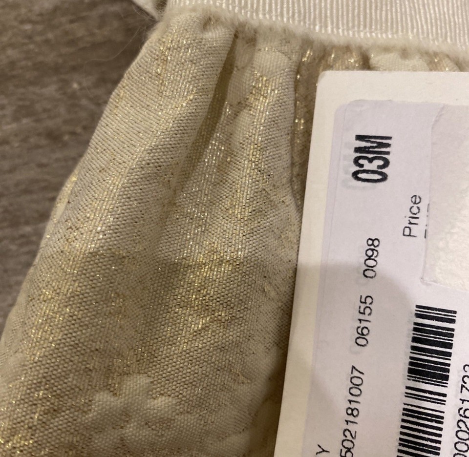 I PINCO PALLINO BABIES GOLD IVORY DRESS BOW FLOWER | eBay