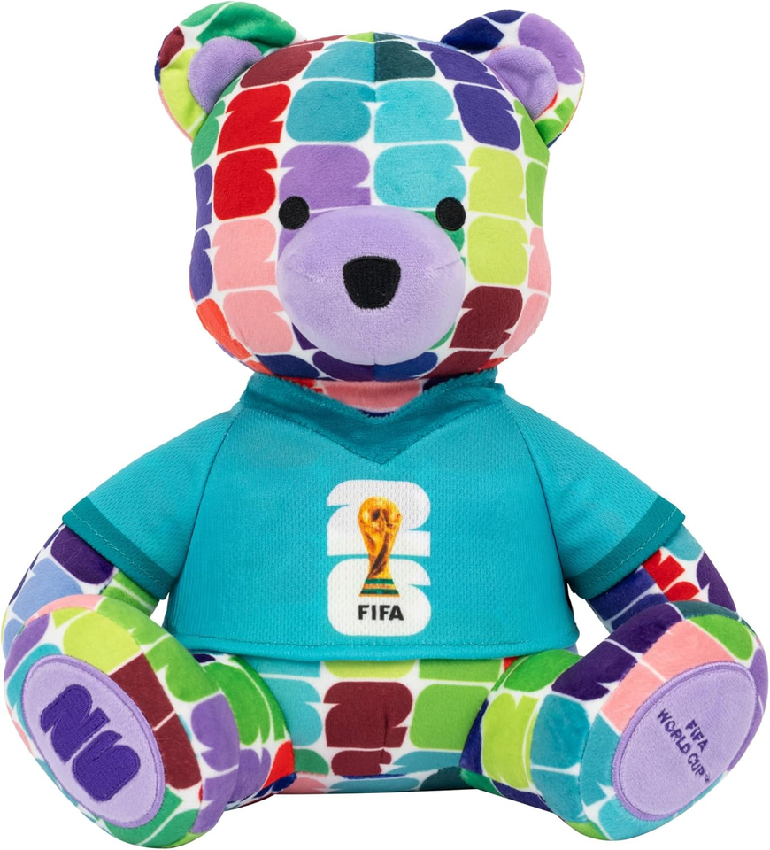 FIFA World Cup 2026 10-Inch Colorful Bear Plush - Official 2026 World ...