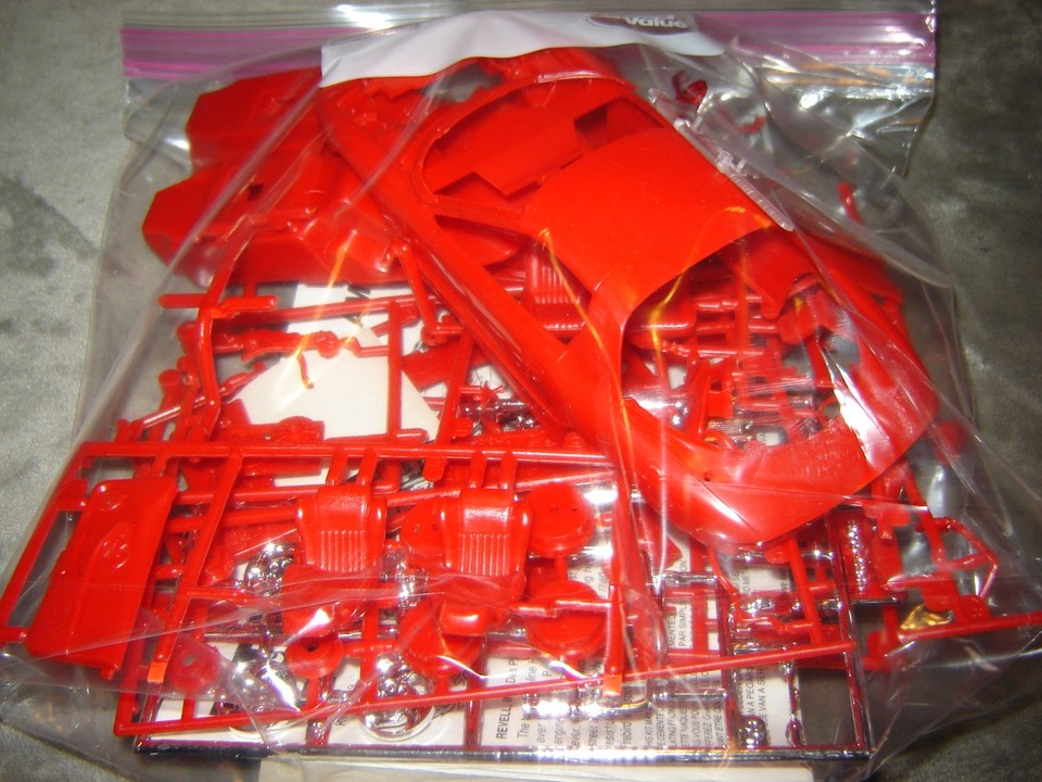 Junk yard Model kits for Rebuild or Parts 7 kits w/4 zip lock bags Misc ...