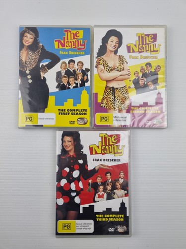 The Nanny Complete Seasons 1-3 Region 4 DVD TV Show Fran Drescher ...