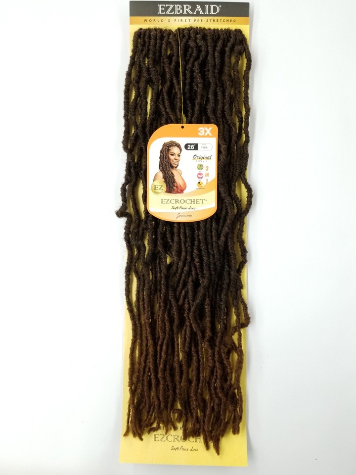 I&I Hair Innocence EZCROCHET 3X Faux Locs Crochet Braiding Hair Spectra ...