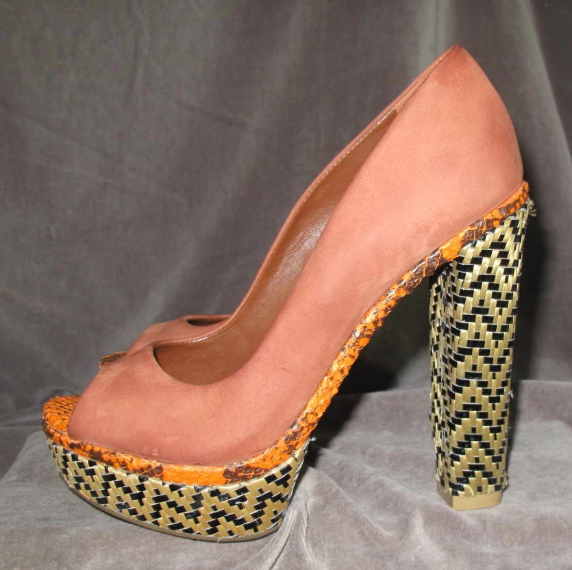 Burnt Orange High Heels