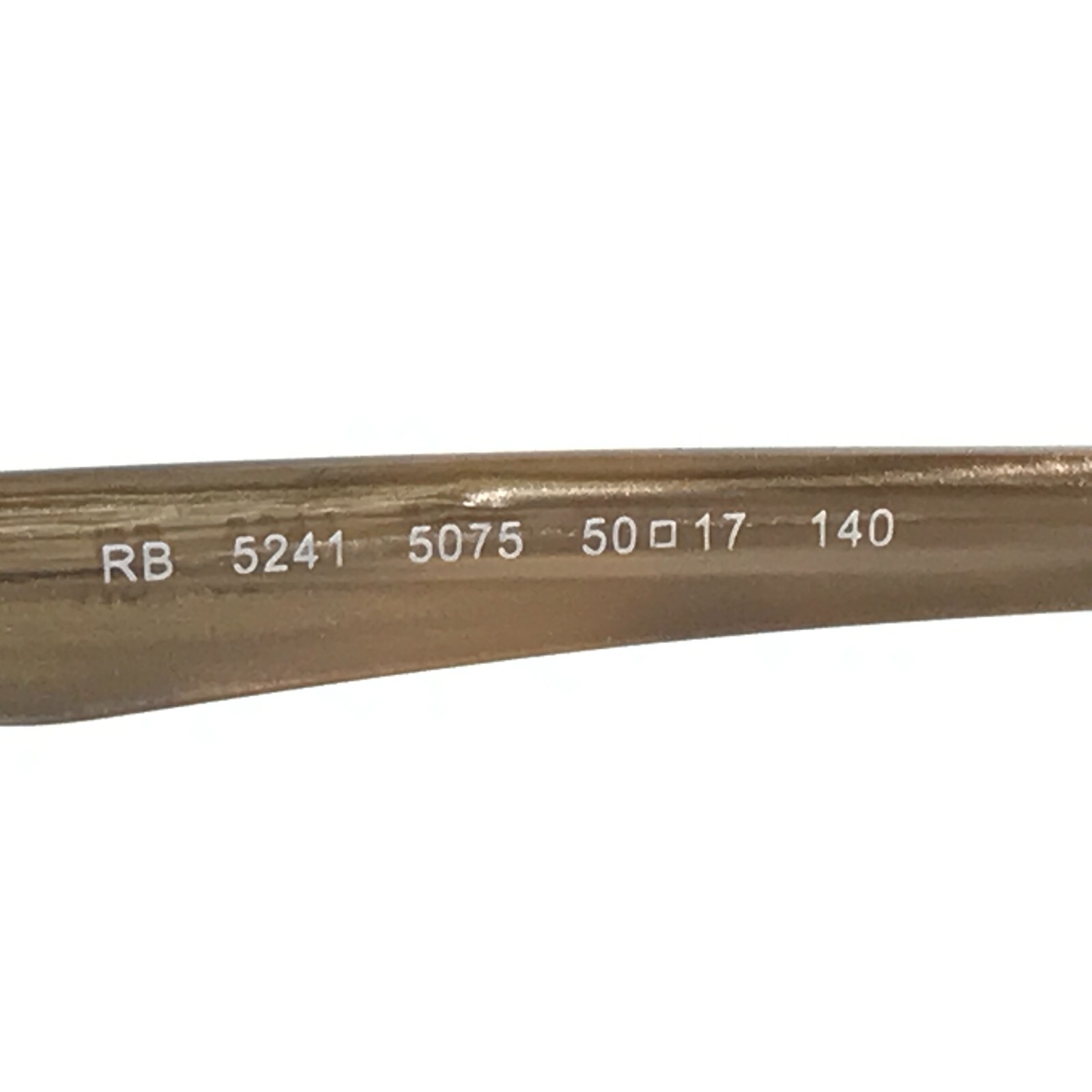 Ray-Ban RB5241 5075 Eyeglasses Frames Brown Tortoise Square Full Rim 50 ...