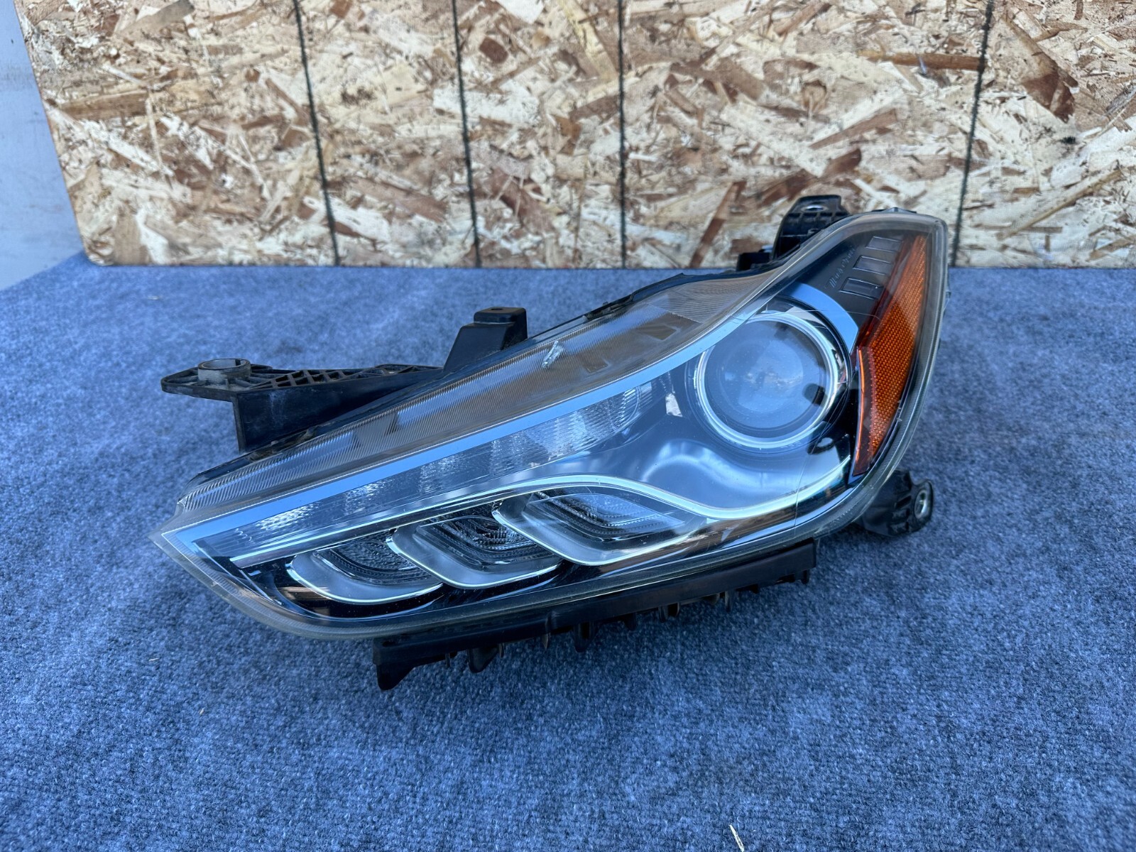 LEFT SIDE BI XENON HEADLIGHT ASSEMBLY COMPLETE OEM 74K 14-20 MASERATI ...