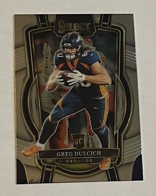 2022 Select Greg Dulcich RC Club level Broncos | eBay