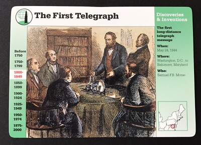 The First Telegraph Collector Card | eBay