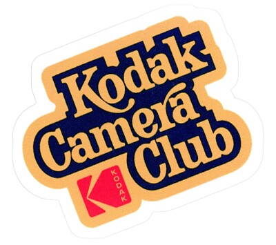 Kodak Camera Club Logo Sticker (Reproduction) | eBay