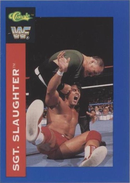 1991 Classic WWF Superstars - #61 Sgt. Slaughter for sale online | eBay