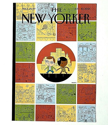2013 New Yorker Magazine Cover City Activities Multi Racial Art by ...