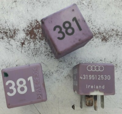 1X Org. Audi VW Relais 381 431951253G SHO 899516 12V 40A lila Relay ...