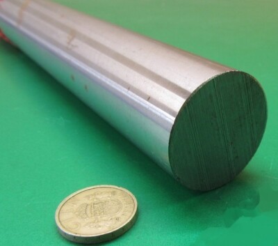 12L14 Steel Unpolished Rod Round Bar, 1 5/8" Diameter x 3 Foot Length ...