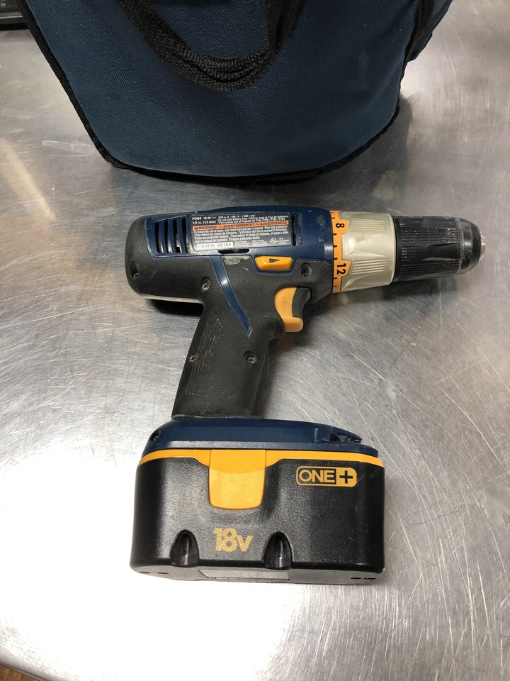 Ryobi P204 2-Speed 18V Cordless 1/2" Drill | eBay