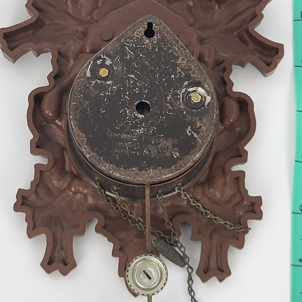 Vtg - Lux Mfg Co - 8x Mini Miniature Cuckoo Clock Lot - Birds Deer READ ...