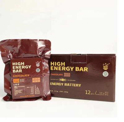 High Energy Bar [CHOCOLATE] MRE Military Grade Ration - Box (12 packs ...