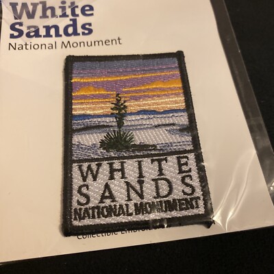 WHITE SANDS NATIONAL MONUMENT Sew On Patch | eBay