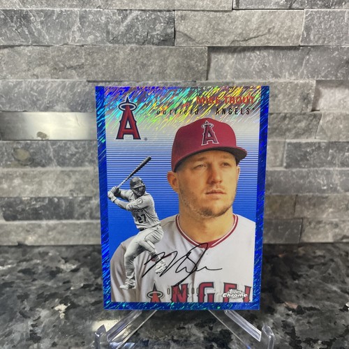 Topps Chrome Platinum 2023 Mike Trout /100 Angels | eBay