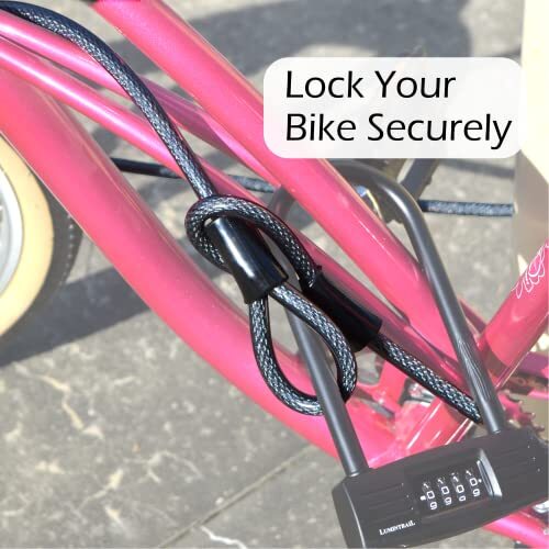 12mm (1/2 inch) Heavy-Duty Security Cable, Vinyl Coated Braided Steel ...