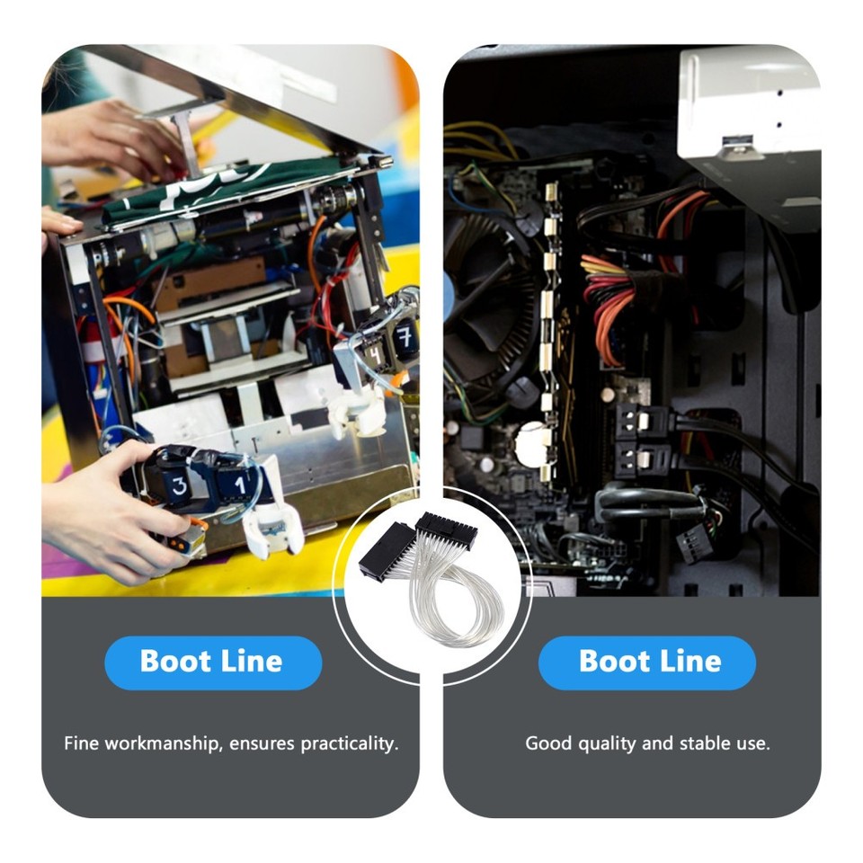 Atx Power Extension Cable Cord Motherboard Cables Connect Supply | eBay ...