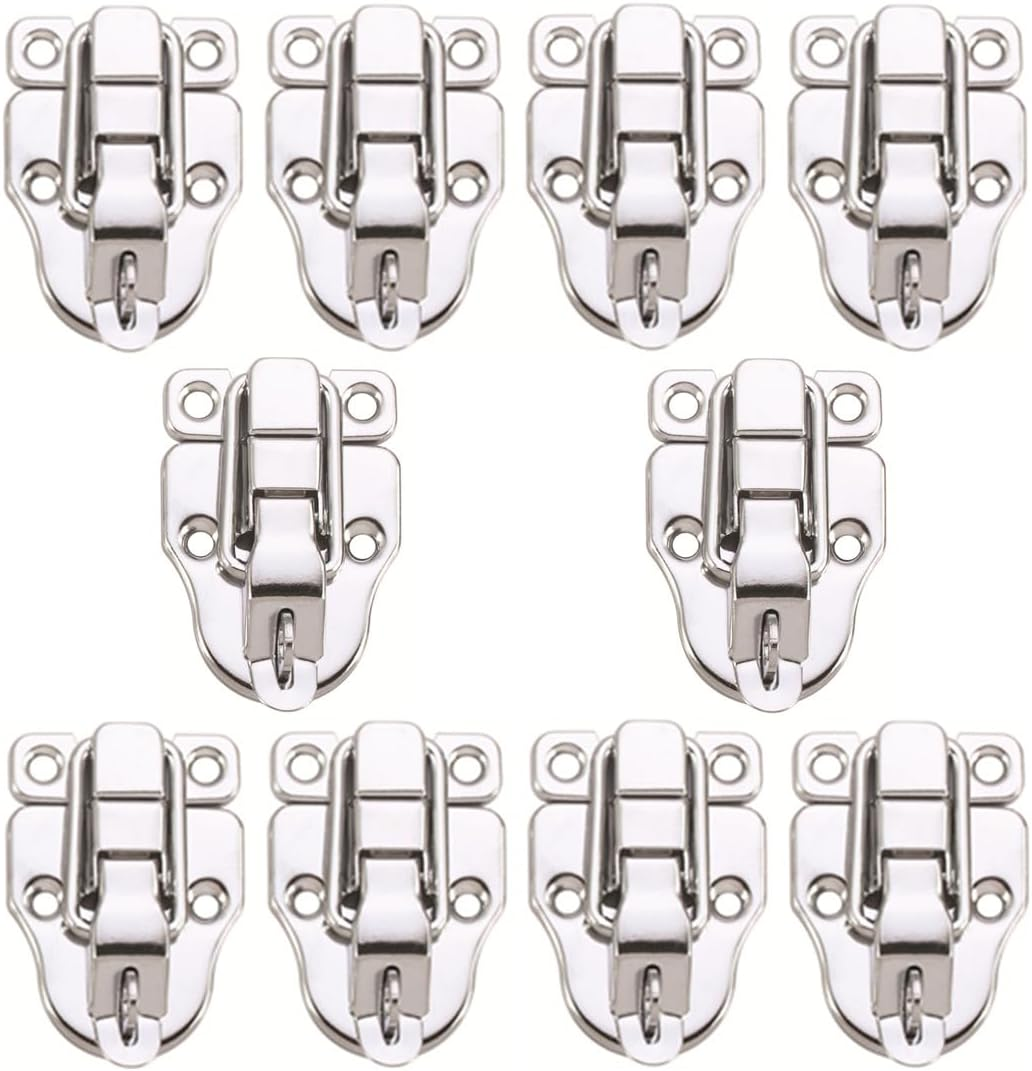10 Pack Metal Box Hasp Lock Toggle Latch Catch for Case Toolbox | eBay