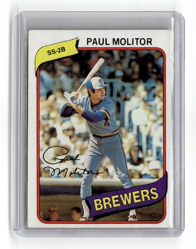 1980 Topps #406 Paul Molitor | eBay