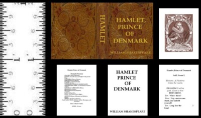 1:12 SCALE MINIATURE BOOK HAMLET MODIFIED SHAKESPEARE | eBay