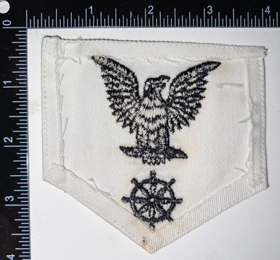 US Navy USN Quartermaster Petty Officer UNFINISHED Class Rate Patch | eBay